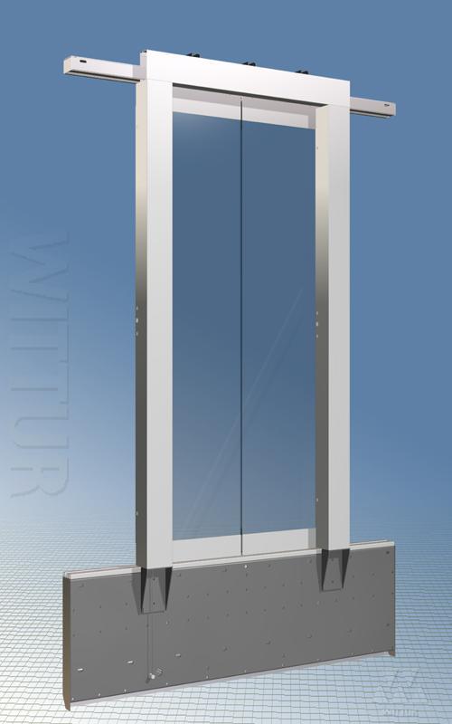 Wittur glass panels doors