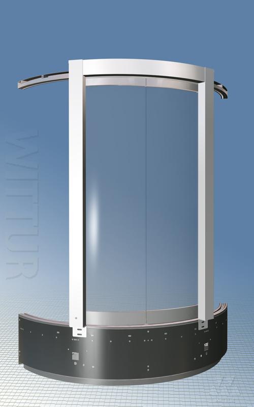 Wittur glass panels doors