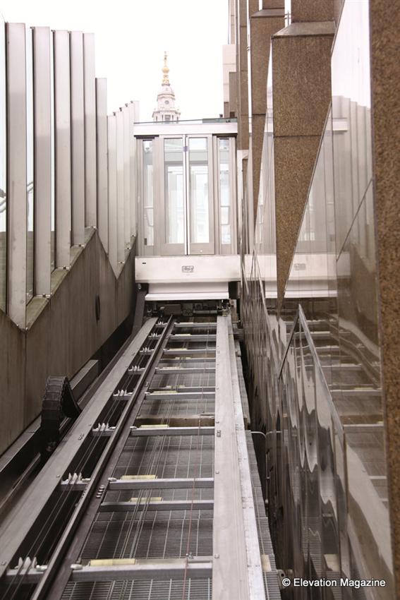 The Millennium Bridge Inclined Lift - London, England - Wittur - Safety ...