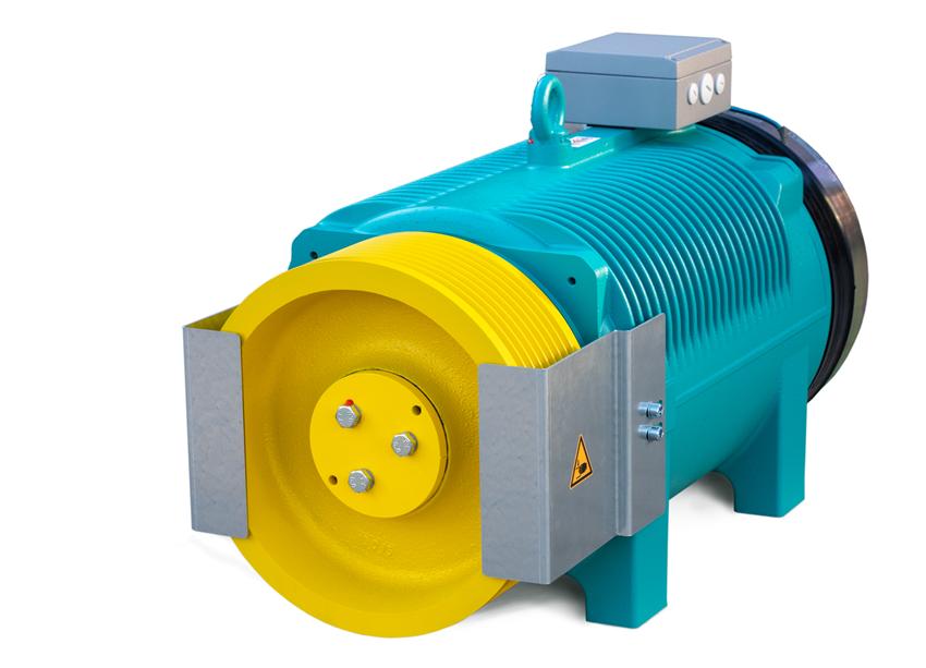 Wittur WSG-MF gearless synchronous lift machine